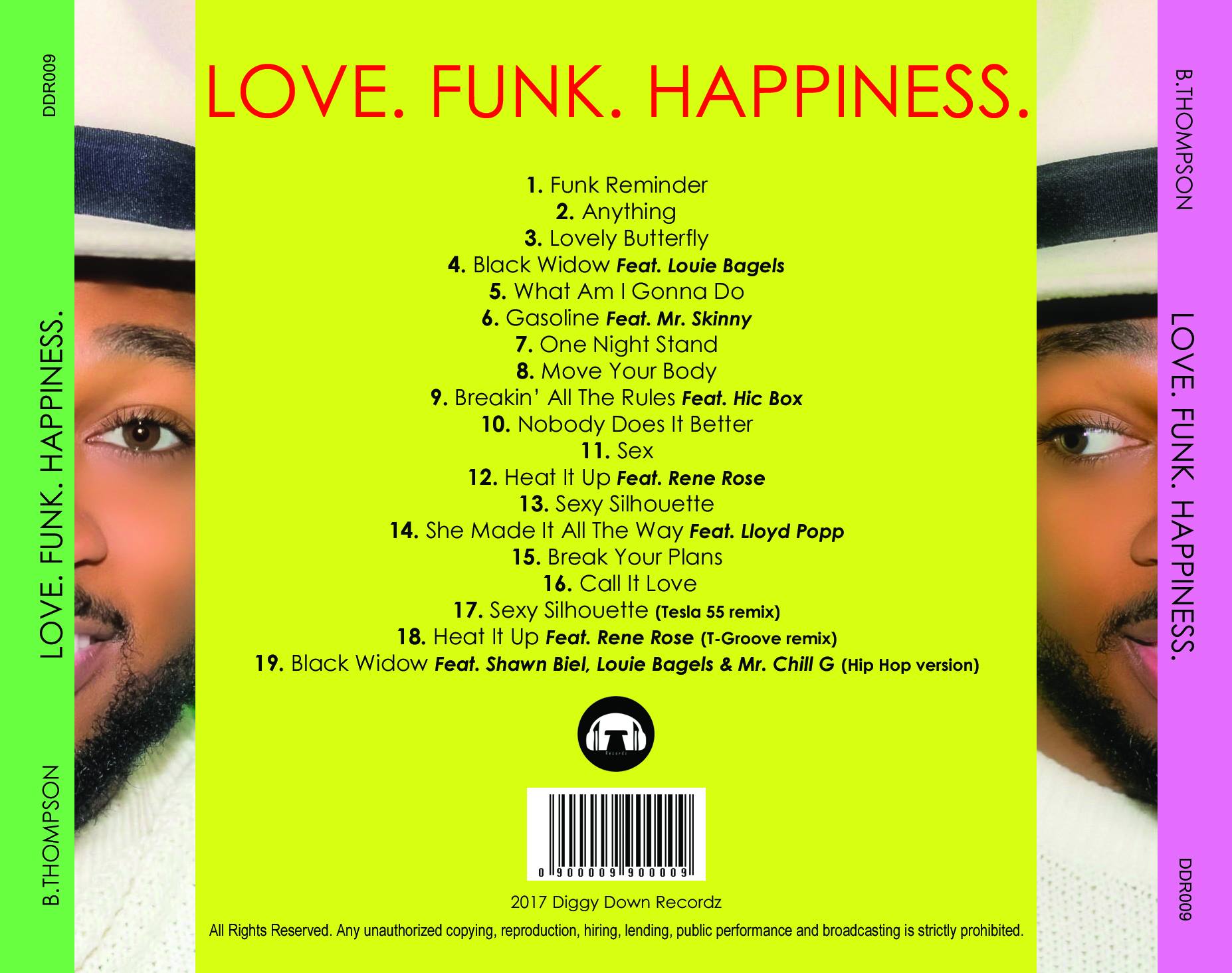 B.Thompson ‎– Love. Funk. Happiness. (2017) – G-Funk.WS
